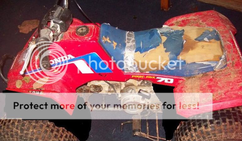 86 TRX 70 engine swap | Honda TRX 450R