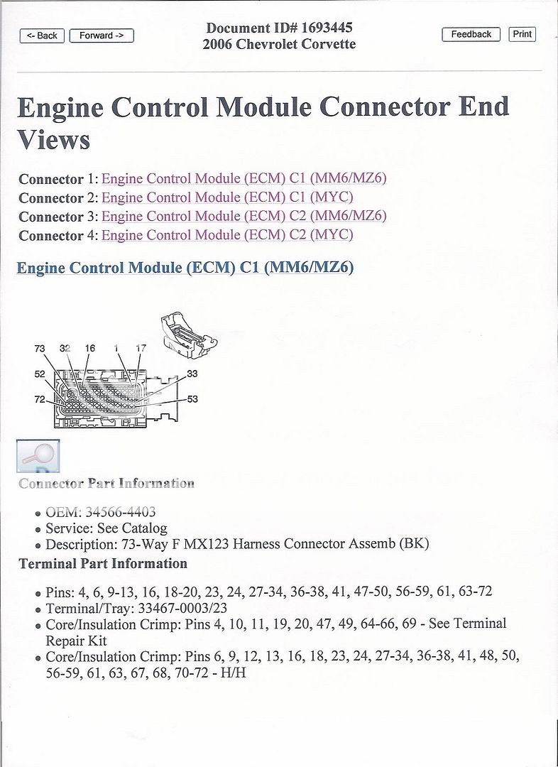 6.0 LS2 manual trans ecm connector pinouts