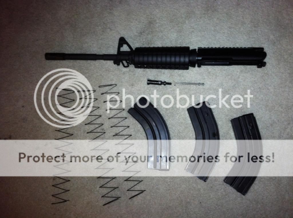 Price Drop!!!AR-7.62X39 Upper with 3 30 round magazine rebuild kits ...